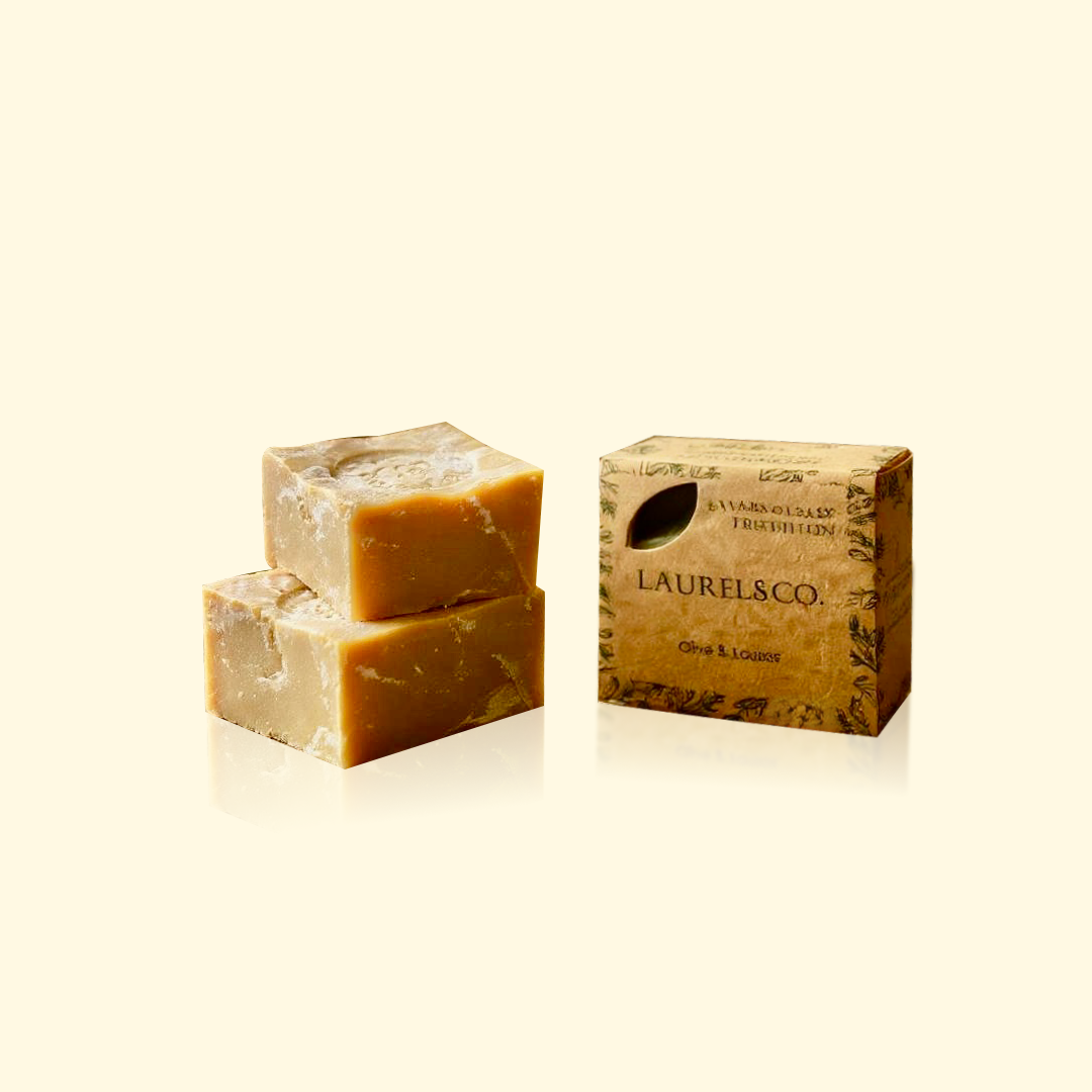 Savon d’Alep traditionnel 200 g Huile d’olive & laurier Laurel & Co ...
