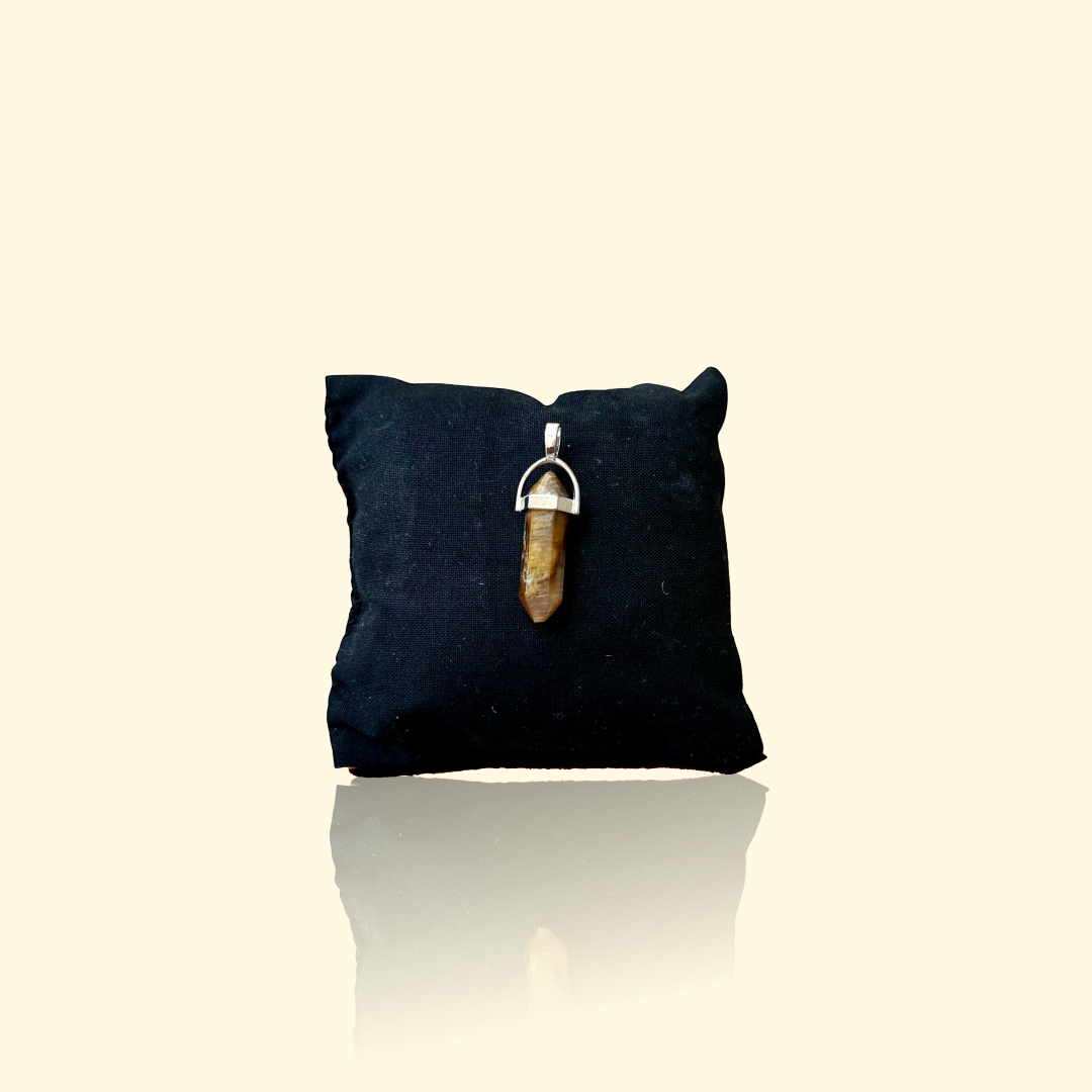 Pendentif Œil de Tigre – CONSTANCE MINERALE